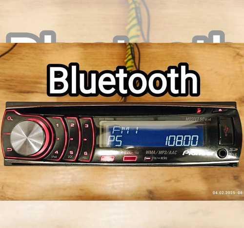 Магнитола Pioneer DEH-6300SD с Bluetooth