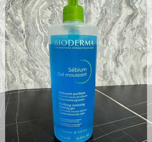 Bioderma Sebium Гель для умывания с помпой, 500 мл