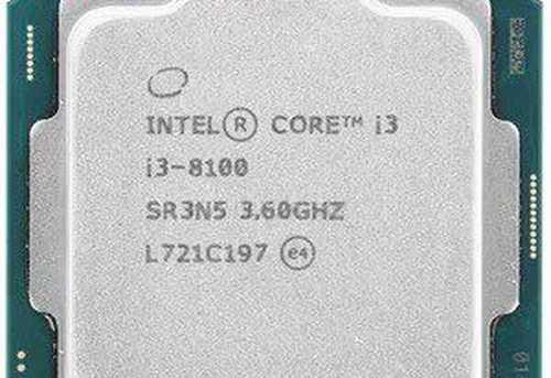Процессор Intel core i3 8100