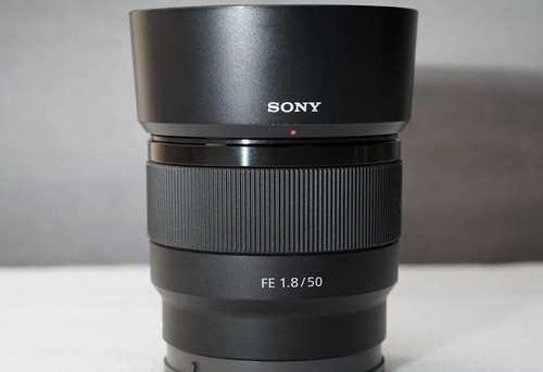 Объектив Sony FE 50mm — f/1.8 (SEL50F18F)