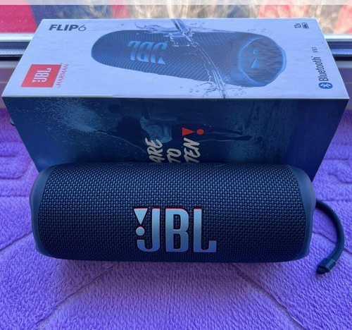 JBL Flip 6 Blue, в идеале, оригинал