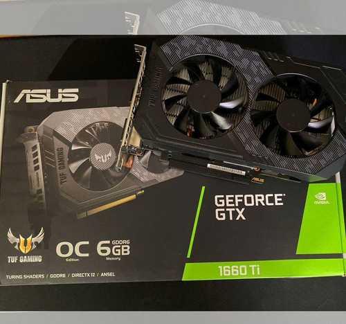 Видеокарта asus 1660 ti