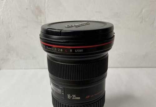 Объектив Canon EF 16-35 2,8 L II