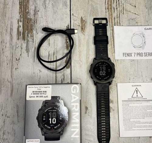 Garmin fenix 7x pro sapphire solar titanium