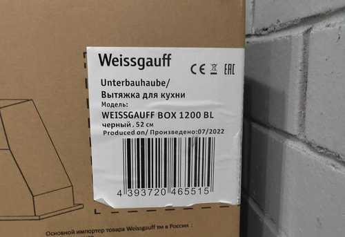 Вытяжка встраиваемая Weissgauff BOX 1200 BL