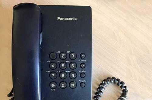 Телефон проводной Panasonic KX-TS2350RUC синий