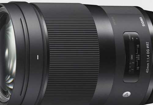 Sigma AF 40mm f/1.4 DG HSM Sony E новый, обмен