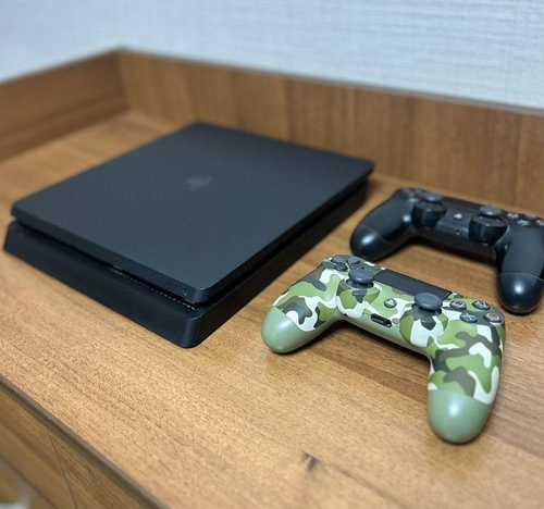 Sony playstation 4 slim 1tb   2 геймпада