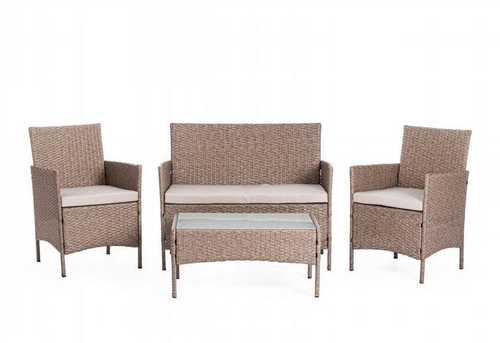 Лаундж сет (диван+2кресла+столик+подушки) (mod. 21