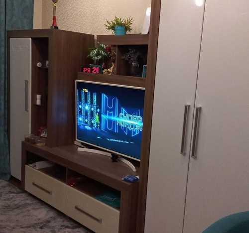Стенка в гостиную со шкафом бу