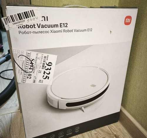 Робот пылесос xiaomi robot vacuum e12