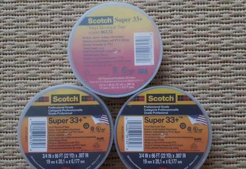 Изолента 3M Scotch Super 33+ Made in USA