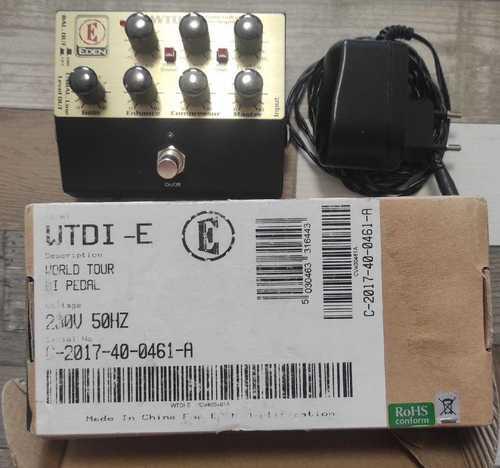 Eden wtdi direct BOX/preamp наполный директ бокс