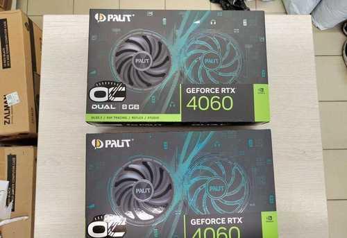 Видеокарта Palit GeForce RTX 4060 dual OC 8GB