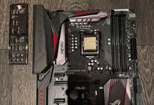 Asus maximus viii hero + Intel i7 6700k