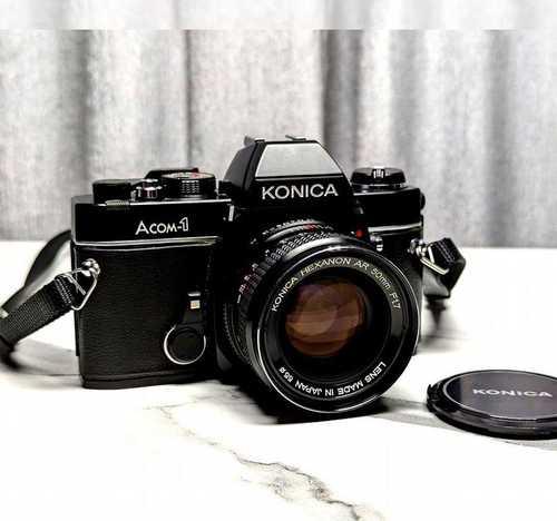 Плёночный фотоаппарат Konica Acom-1