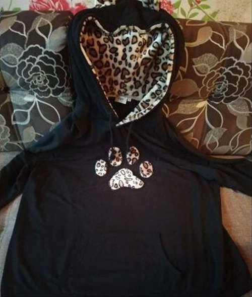 Свитшот толстовка с ушками 52 размер