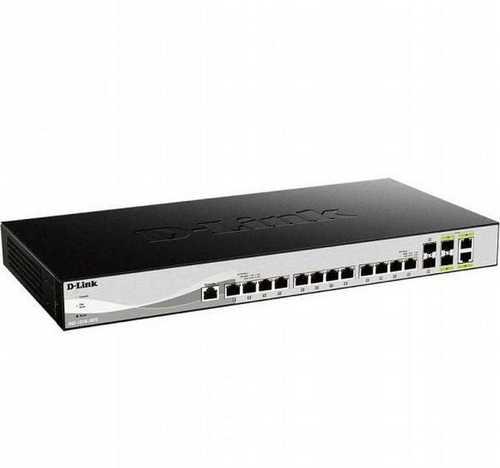 D-Link DXS-1210-16TC/B1A proj Настраиваемый L2  коммутатор с 12 портами 10GBase-T, 2 портами 10GBase