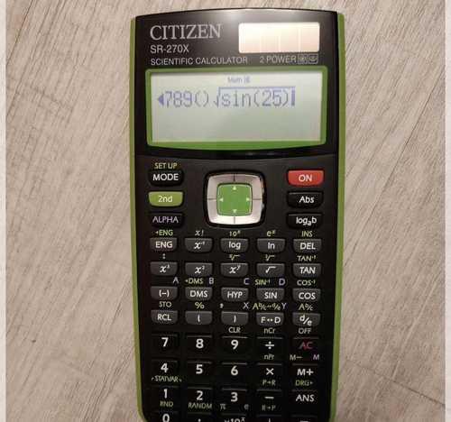 Инженерный калькулятор citizen sr-270x