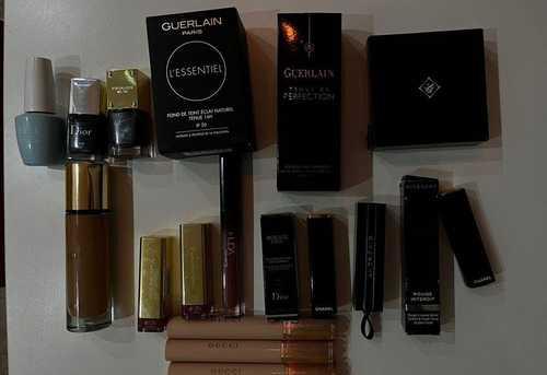 Набор косметики dior, guerlain, givenchy