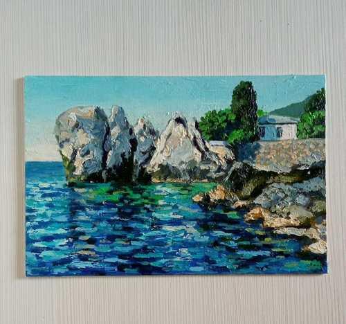 Картина с Крымским пейзажем, 20*30