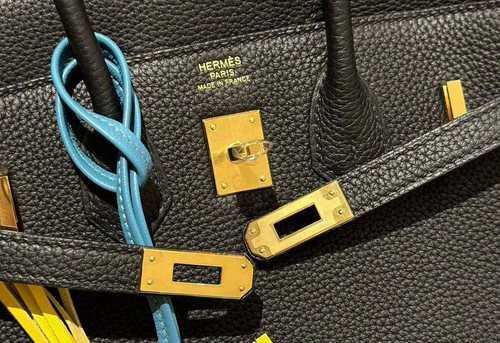 Сумка hermes birkin натуральная телячья кожа