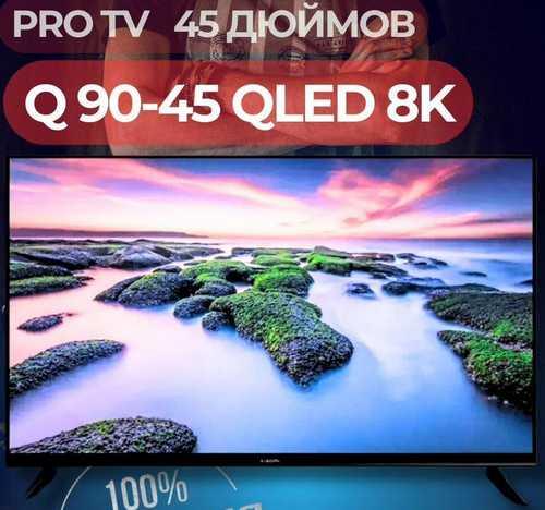 Телевизор SMART TV Q90 45s, FullHD черный