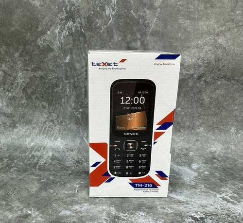 Кнопочный телефон teXet TM-216 Новый