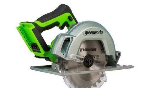 Аккумуляторная циркулярная пила Greenworks GD24CS
