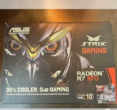 Видеокарта asus AMD Radeon R7 370 strix OC