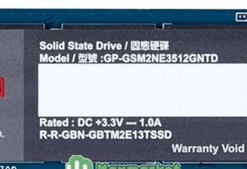 512 гб SSD M.2 накопитель Gigabyte (GP-GSM2NE3512G