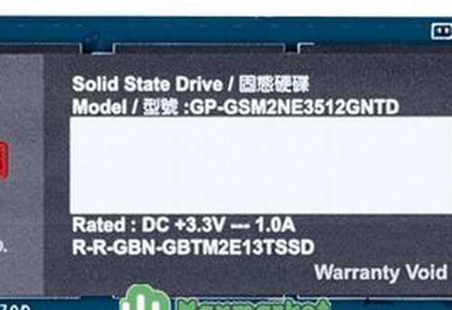 512 гб SSD M.2 накопитель Gigabyte (GP-GSM2NE3512G