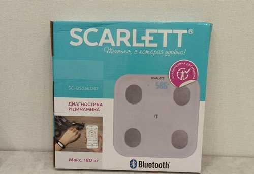 Умные весы Scarlett до 180кг Bluetooth