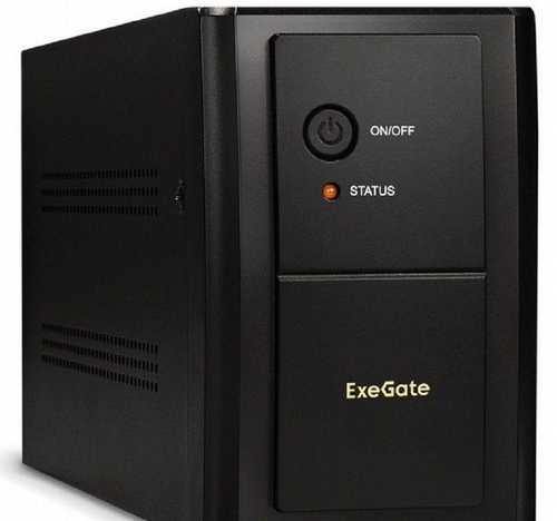 Exegate EX292607RUS ибп ExeGate SpecialPro UNB-2000.LED.AVR.1SH.2C13.RJ.USB 2000VA/1200W, LED, AVR,1