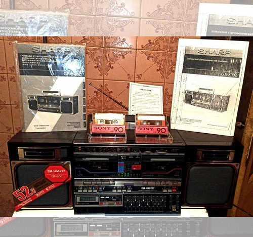 Магнитола Sharp GF-800Z(BK) Stereo Radio FM108 Jap