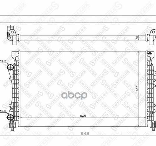 Радиатор системы охлаждения Renault Espace III