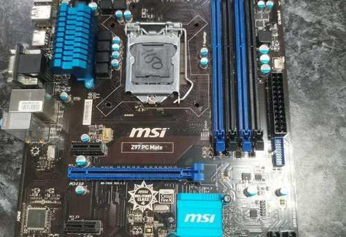 Материнская плата s1150 MSI H97 PC Mate