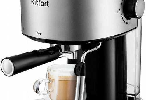 Кофеварка Kitfort KT-754 эспрессо черный / нержаве
