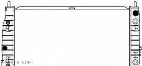 Радиатор сист. охл. dodge intrepid 2.7 1997 - 2004