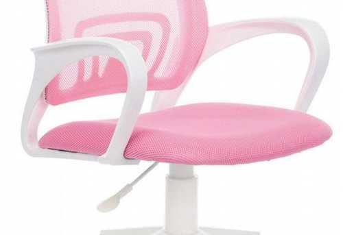 Компьютерный стул на колесиках розовый