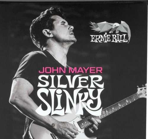 Ernie ball 3817 John Mayer Silver Slinky Nickel Wound 10.5-47 (pack 6) - Струны для электрогитары