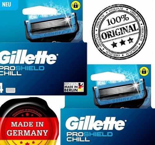 Лезвия Gillette ProShield Chill 8шт