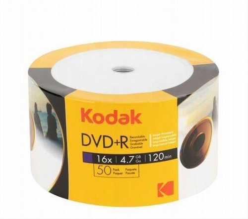 Диски Kodak DVD+R (16x, 4.7GB, Cake, 50шт)