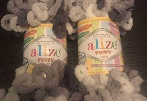 Пряжа alize puffy color