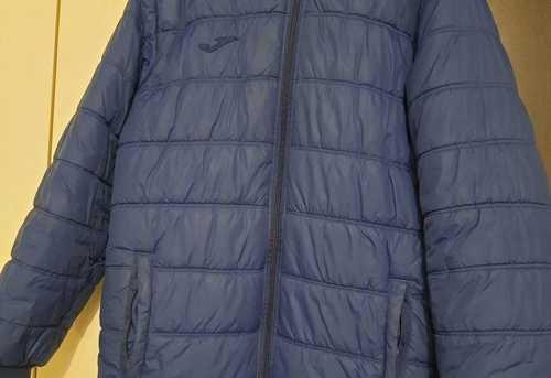 Детская удлиненная зимняя куртка Joma темно-синий