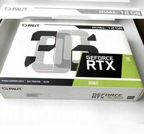 Коробка от видеокарты rtx 3060 dual 12 gb