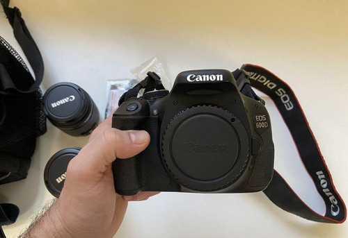 Фотоаппарат canon eos 600d + объективы canon