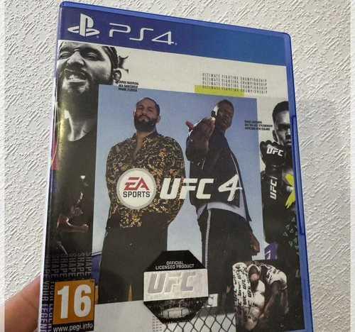 Диск UFC 4 на PS4