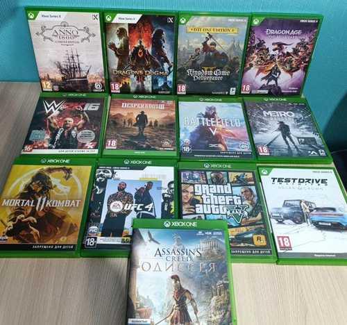 Диски Xbox one/Series лицензия