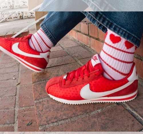 Кроссовки Nike Cortez Saint Valentines Red Girls